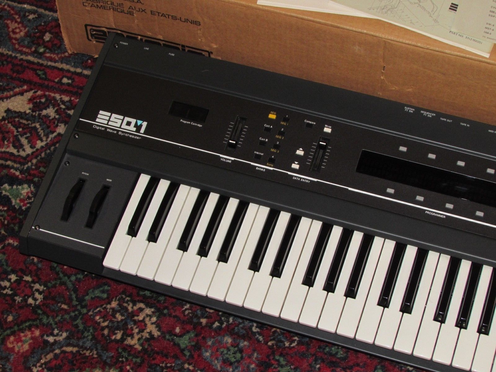 MATRIXSYNTH: Ensoniq ESQ-1 with Original Box