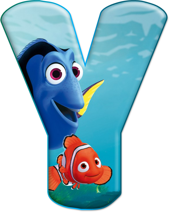 Abecedario Buscando a Nemo y Buscando a Dory. Finding Nemo Alphabet ...