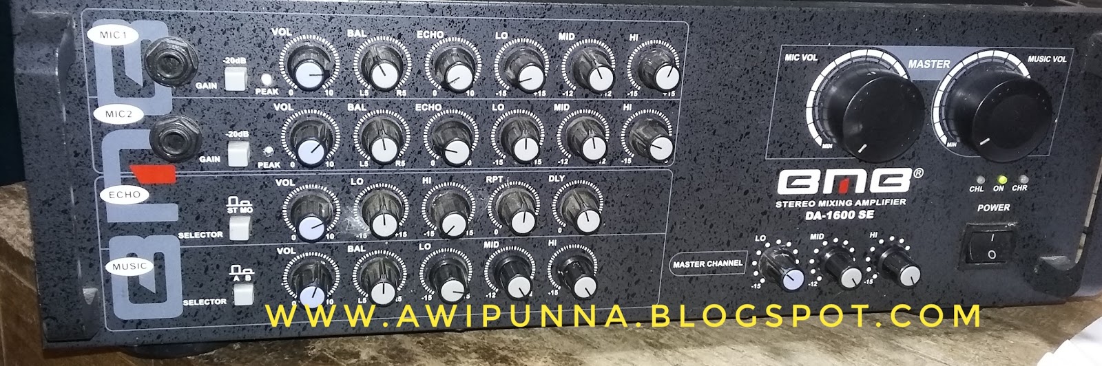 ARWIS' BLOG: Skema Amplier BMB DA-1600