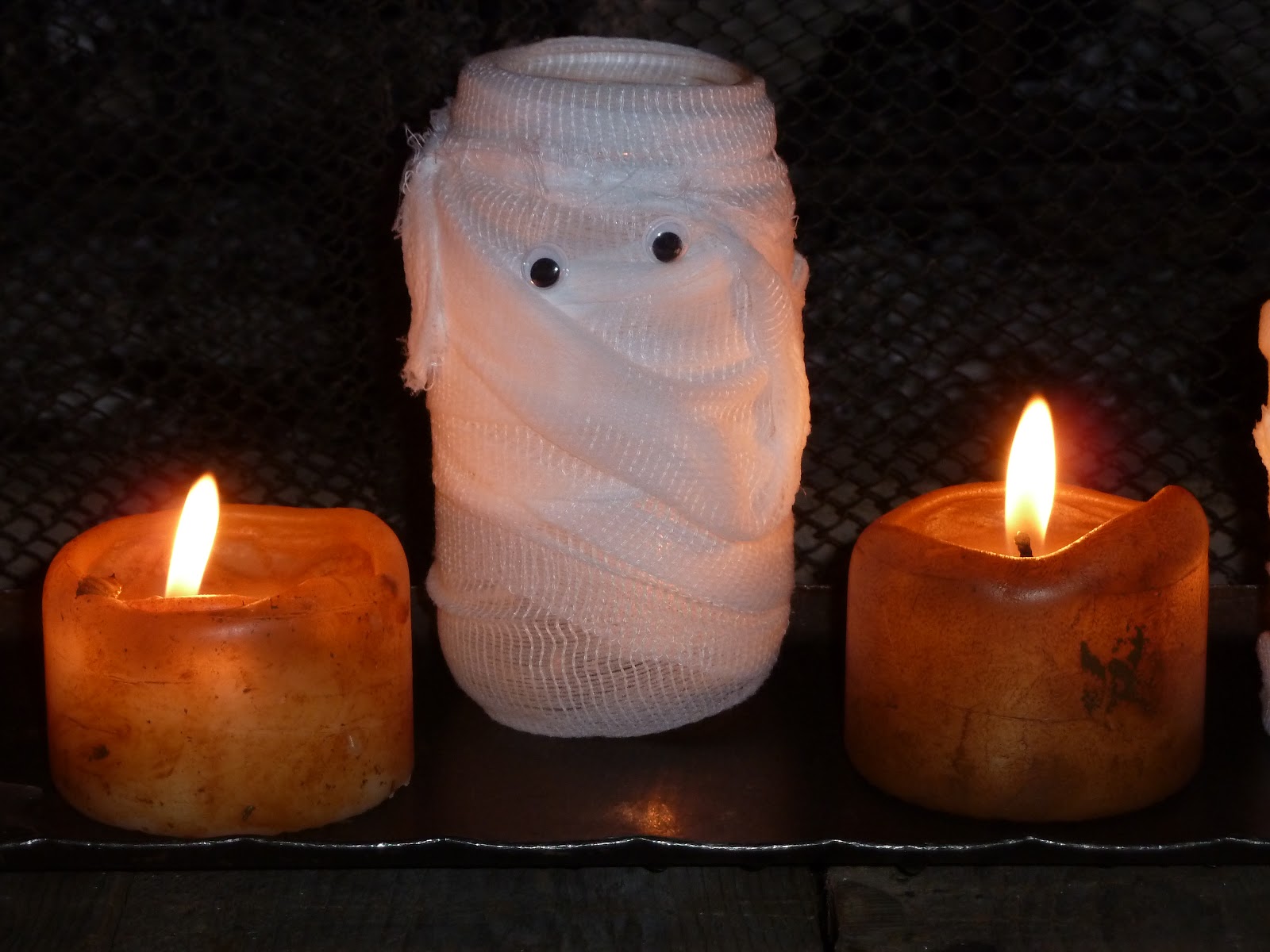 Observations: Halloween Mummy Candles