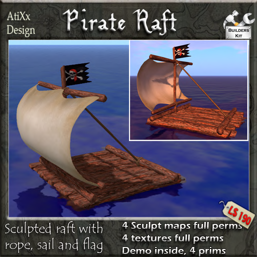 AtiXx Design: Pirate Raft as Group gift
