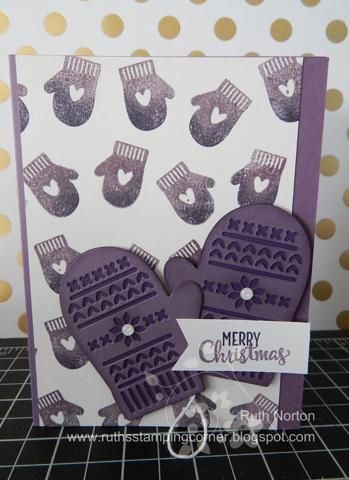 Ruth's Stamping Corner: Stamping With Sponge Daubers
