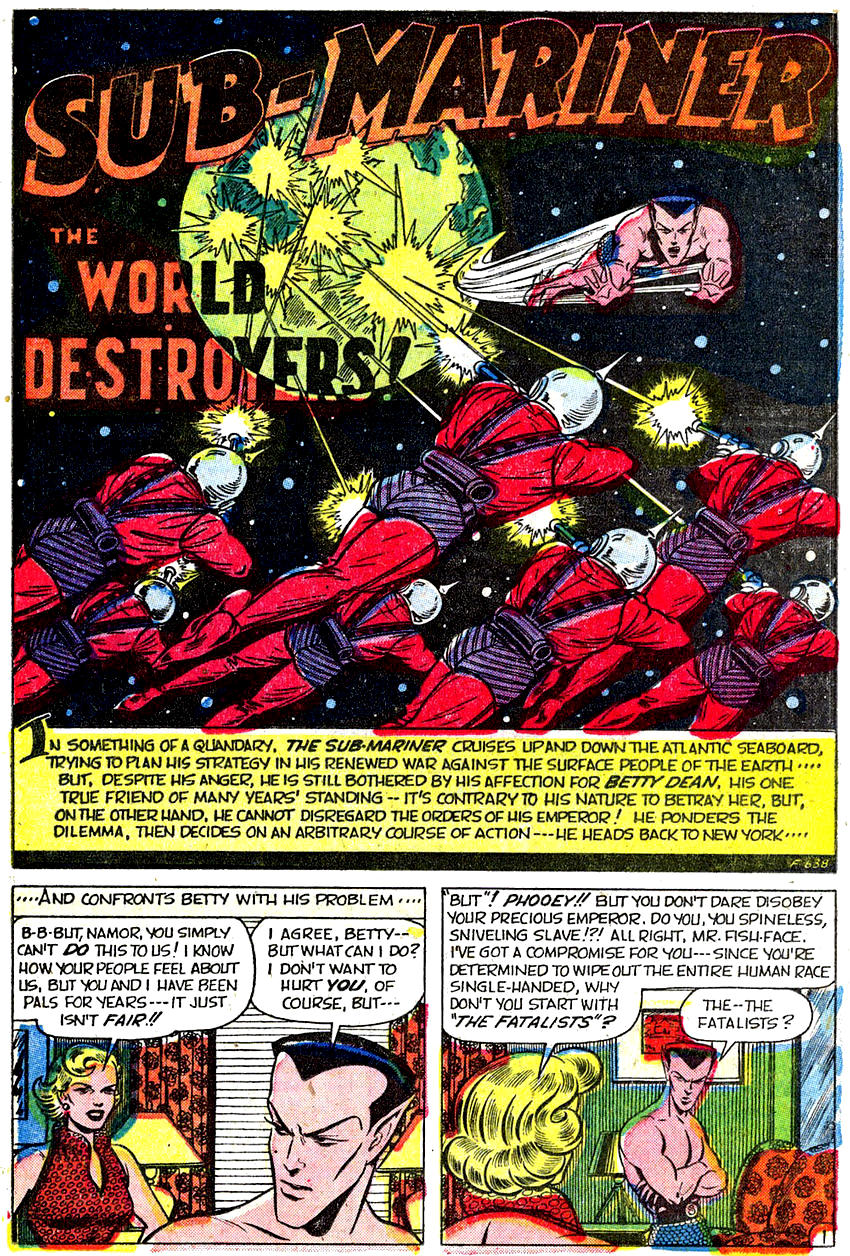 Pappy's Golden Age Comics Blogzine: Number 1158: Sub-Mariner's fatalist ...