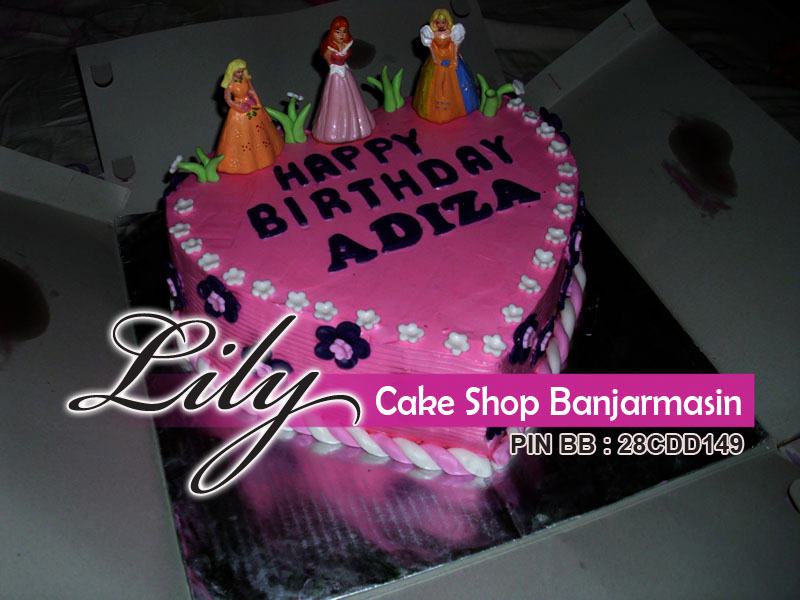 Lily Cake Shop Banjarmasin: KUE ULTAH TEMA PRINCESS