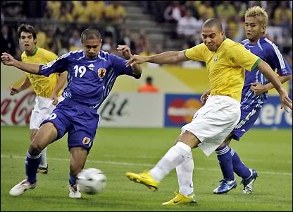Canário Centenário: Jogos do Brasil na Copa do Mundo de 2006