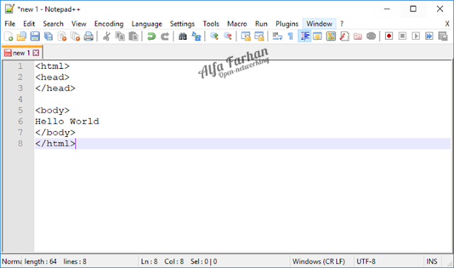 HTML Programming 1 - Mengenal HTML ~ Open Networking