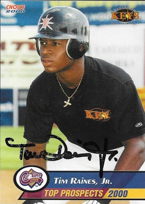 foul bunt: TTM Success - Tim Raines, Jr.