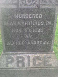 The Clara Price Gravesite