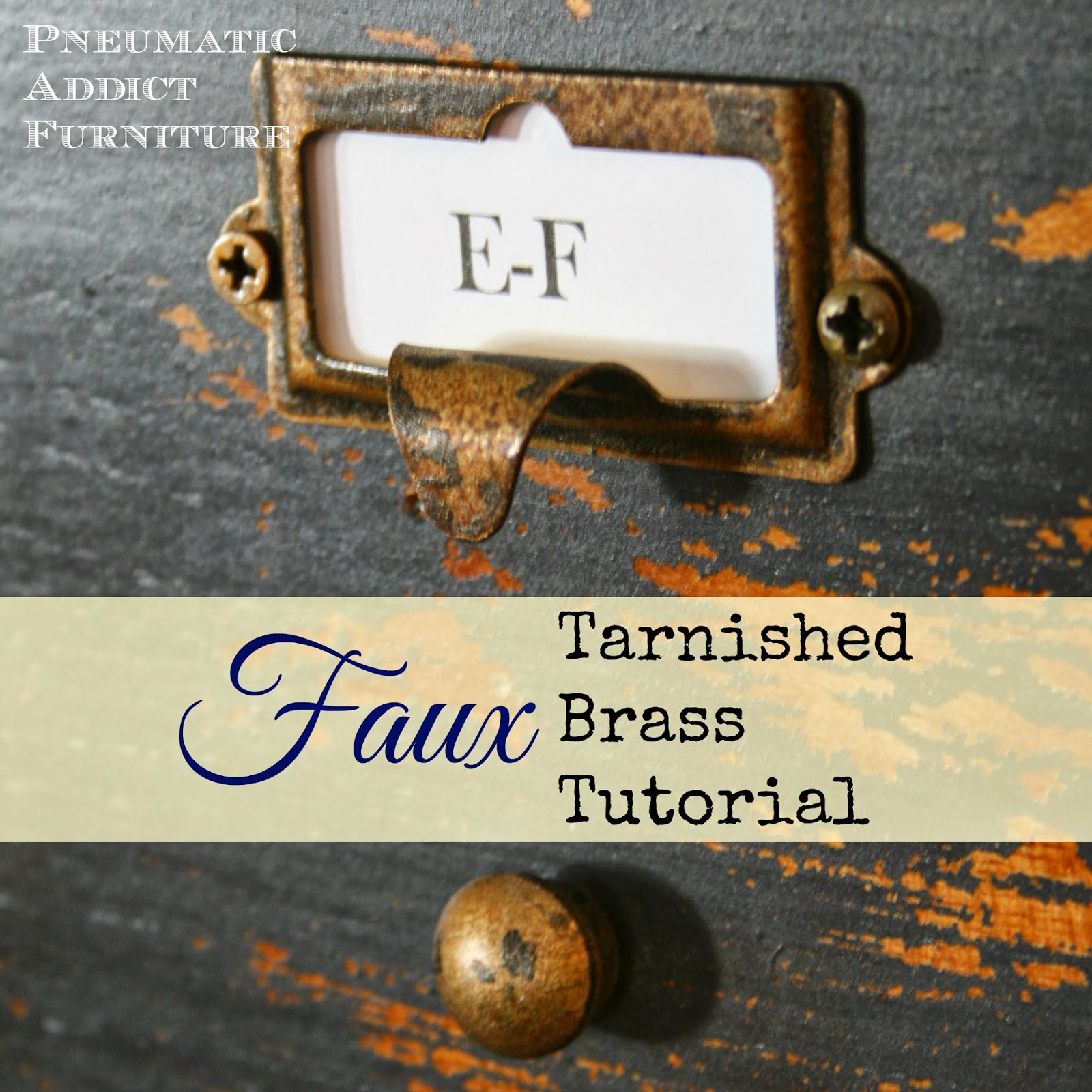 Faux Tarnished Brass Finish | Pneumatic Addict