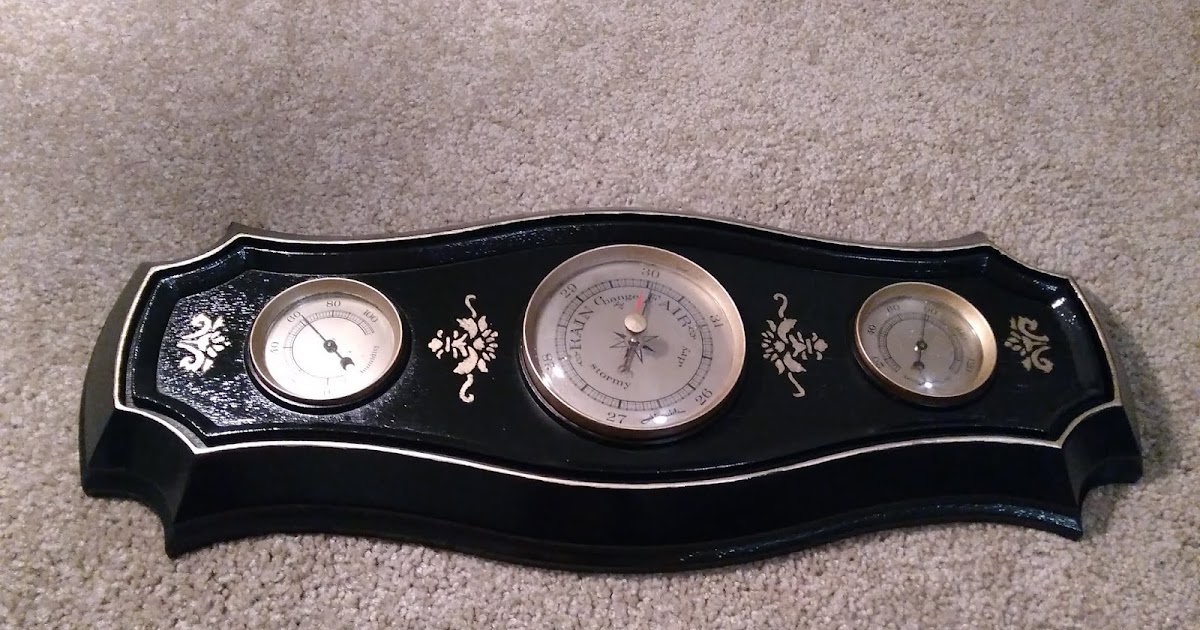 How to steampunk an old weather station