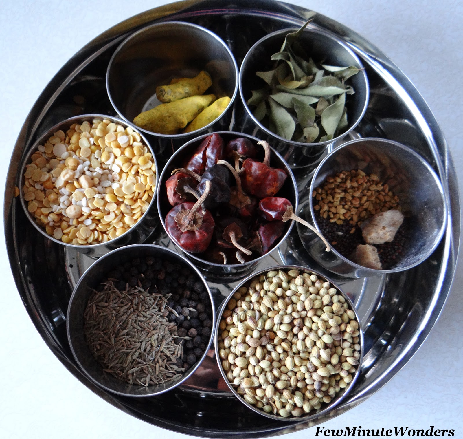 Sambar Powder : Amma' s Recipe - Few Minute Wonders