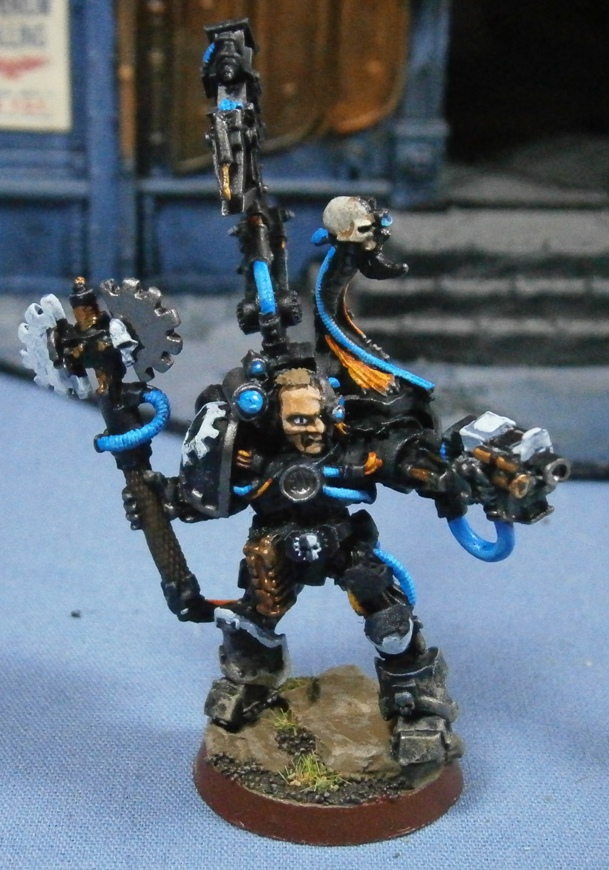 Mordian 7th Regiment: Heresy Era Iron Hands - Iron Father painted
