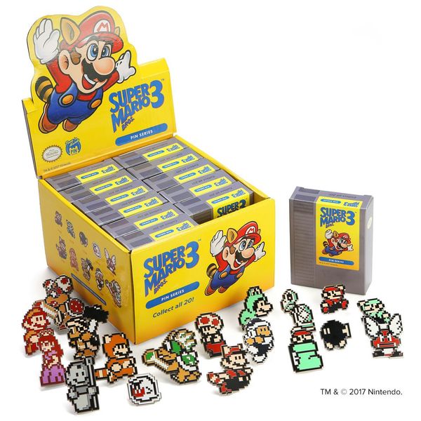 Coleção de broches temáticos de Super Mario Bros. 3 destaca os icônicos ...