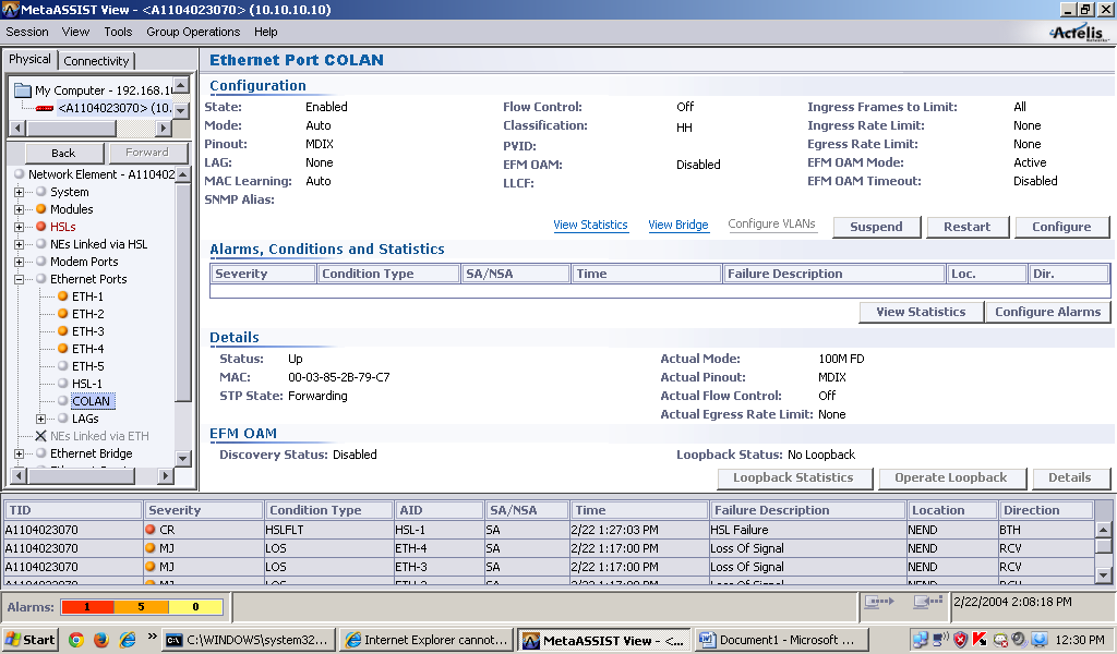 Data Ops - O&M: How to Access Actelis ML62x - Using Management ...