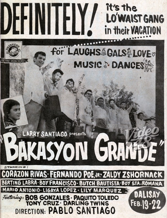 Video 48: THE FIFTIES # 416: FERNANDO POE, JR., CORAZON RIVAS, ZALDY ...