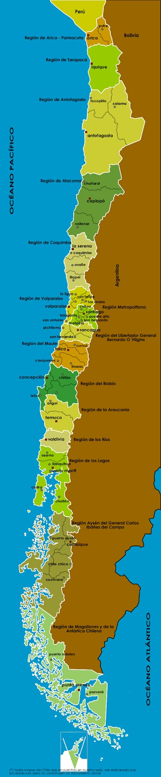 Mapa de Chile