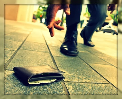 A letter in a lost wallet