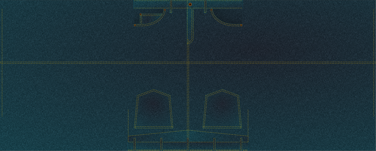 The Crooks in the Lot: Map Projection of Blue Jeans