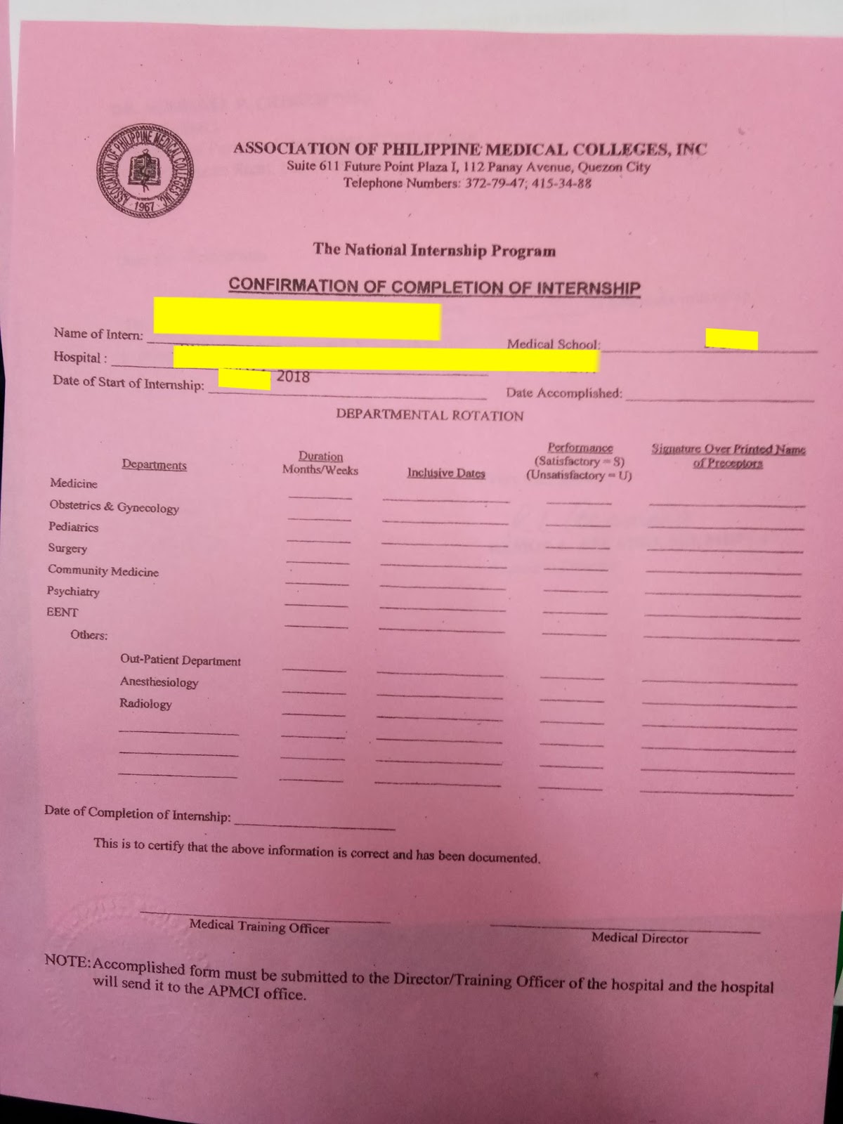 bunny MD: APMC Unmatching Process Guide 2018 : Days Before the Internship