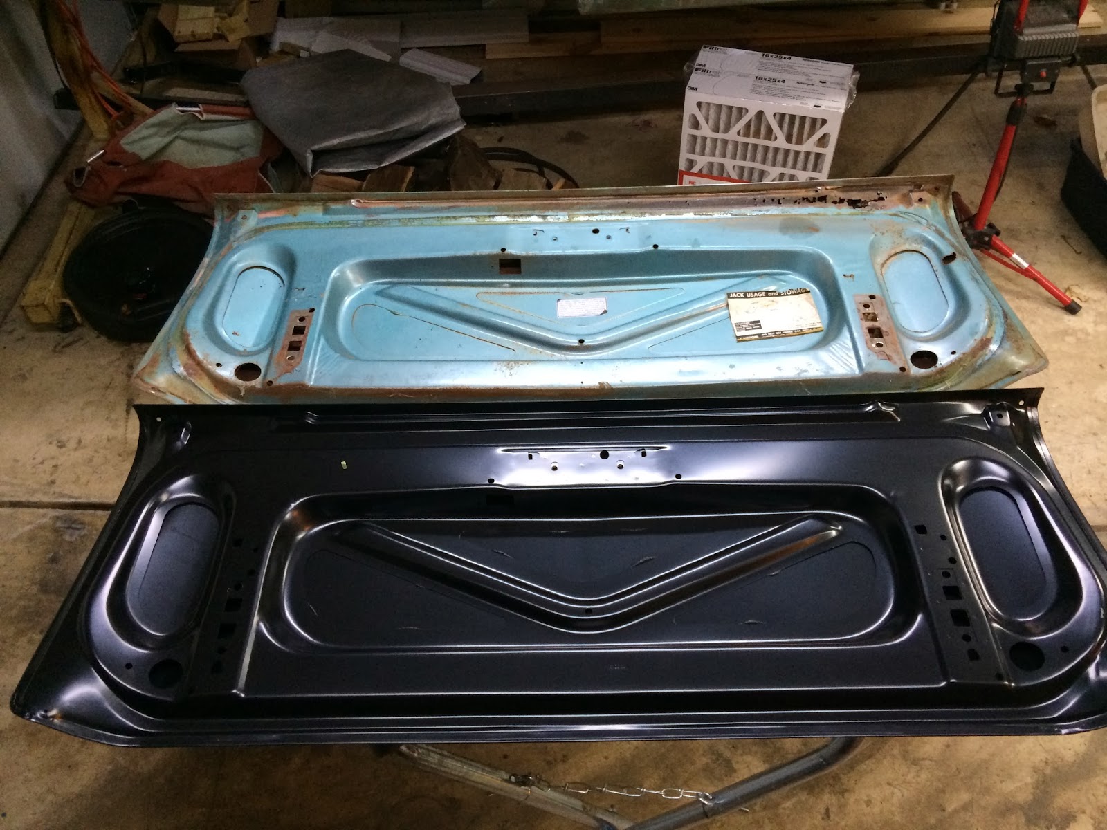 1968 Mustang Fastback Resurrection: The Trunk Lid - Part 1 unfortunately