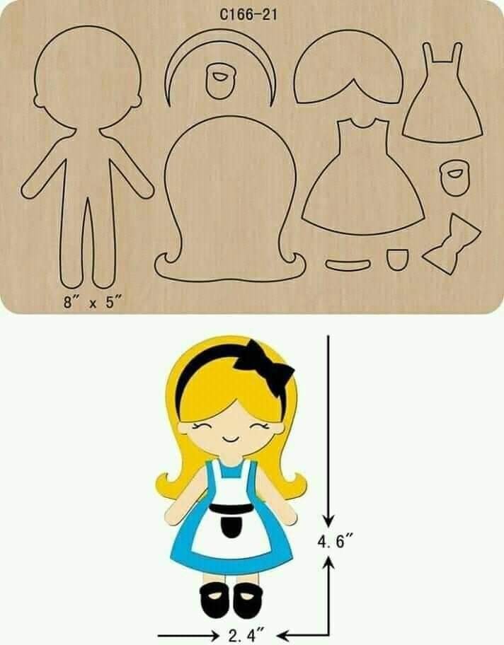 40 moldes gratuitos de bonecas para artesanato com feltro ou eva ...