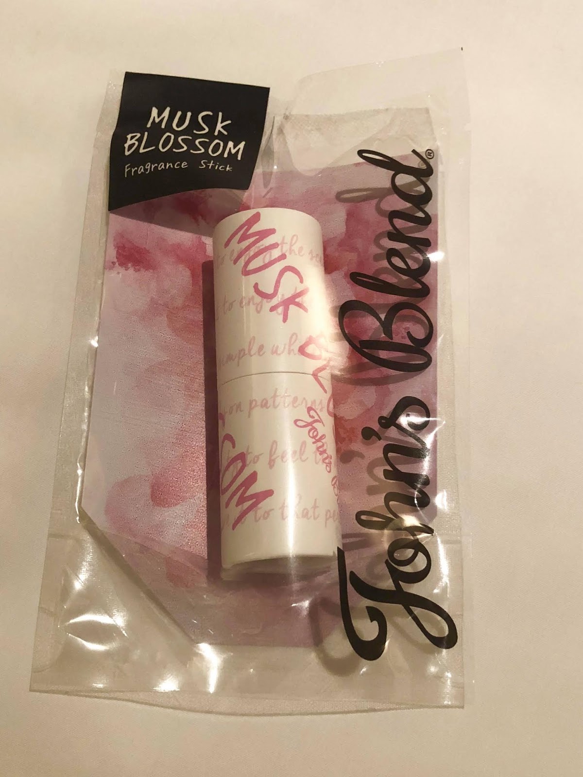 John's Blend: Musk Blossom Fragrance Stick Review