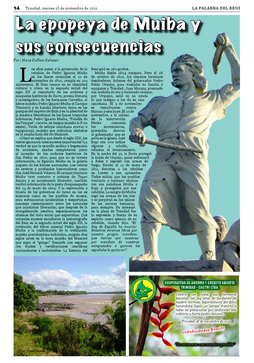 Revoluciones indígenas de Tierras Bajas en Bolivia - Blog de Ciencias ...