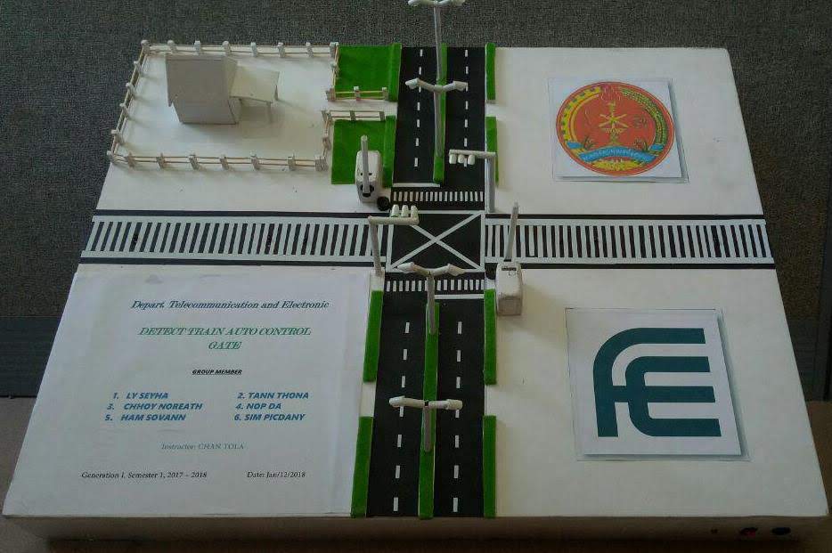 Smart Detecting Train Auto Control Gate - Tann Thona