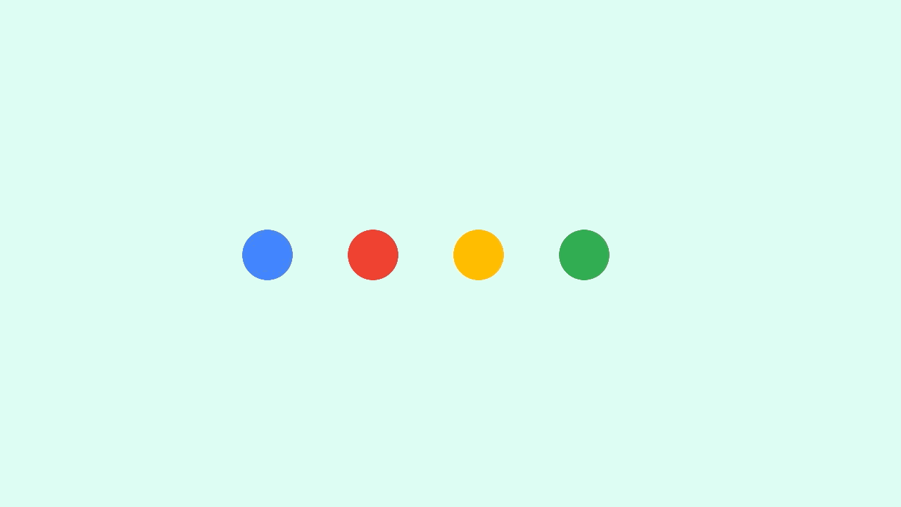 Google's G logo animation / Google標誌動畫