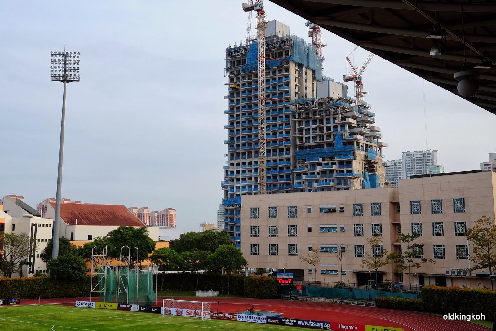 oldkingkoh: FA Cup match at Bishan Stadium