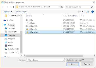 Sistemático: Manual de exportación de Base de datos SAKILA a PostgresSQL