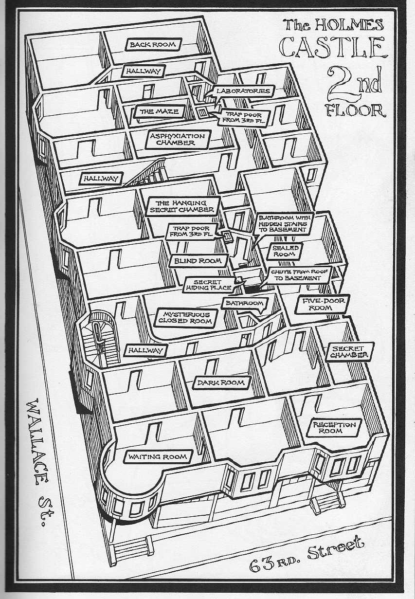 The murderous architecture of H. H. Holmes. : r/horror