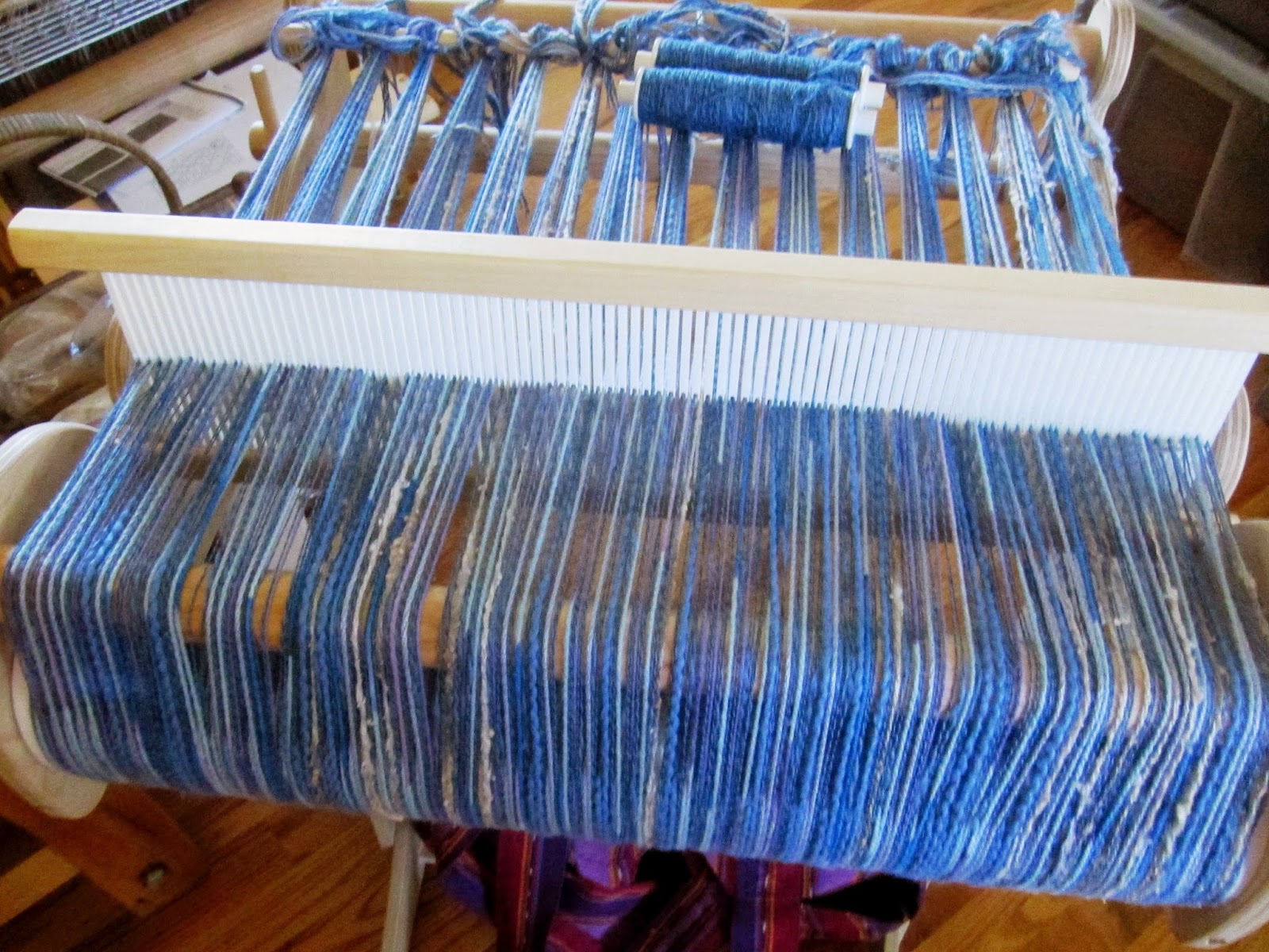 Deanna's Weaving: Yes, and How are the looms doing?