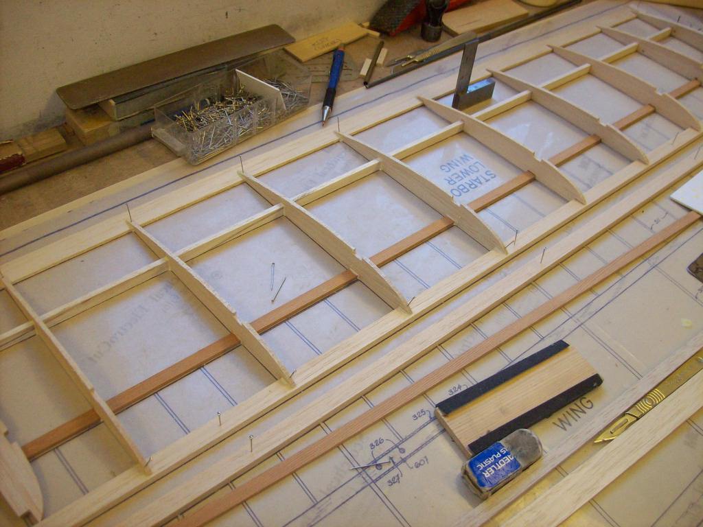 Zen FX: Scale Model Workshop: Nieuport Build Part 6 - Lower Wing ...