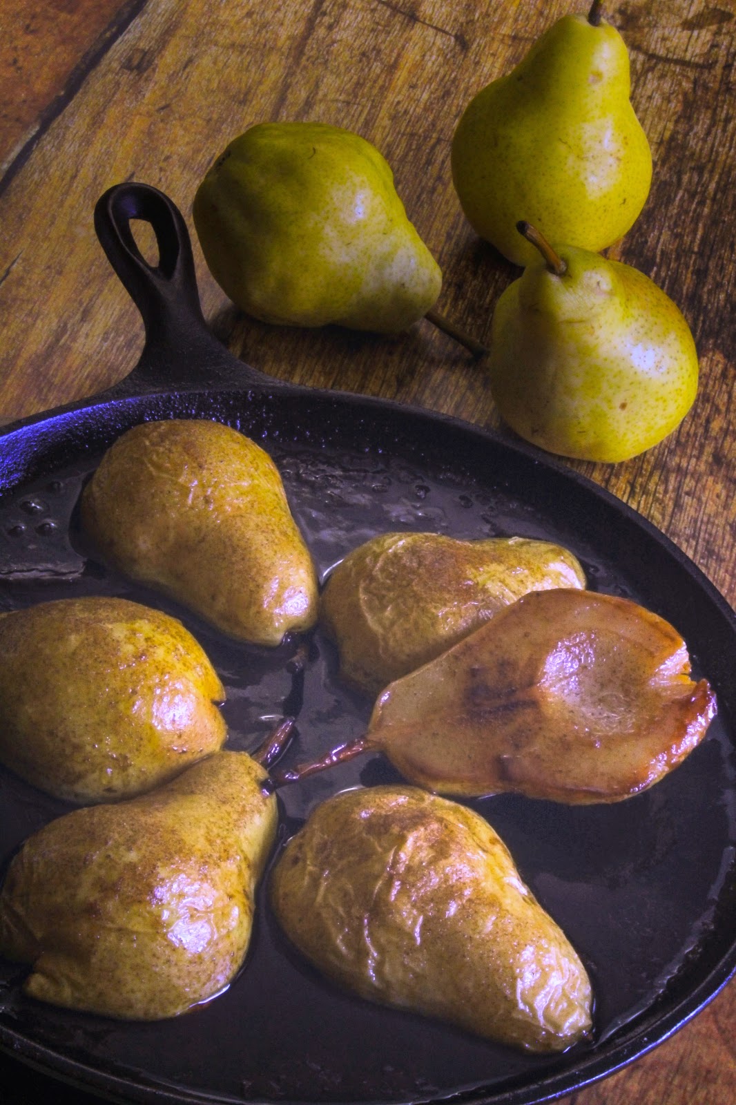 Roasted Cinnamon Buttery Pears