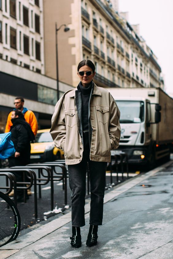 street style_turtleneck sweater - DIMANCHE