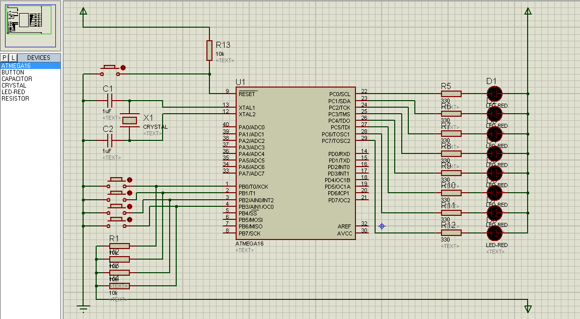 Sistem Minimum Atmega 16 Indahnya Berbagi