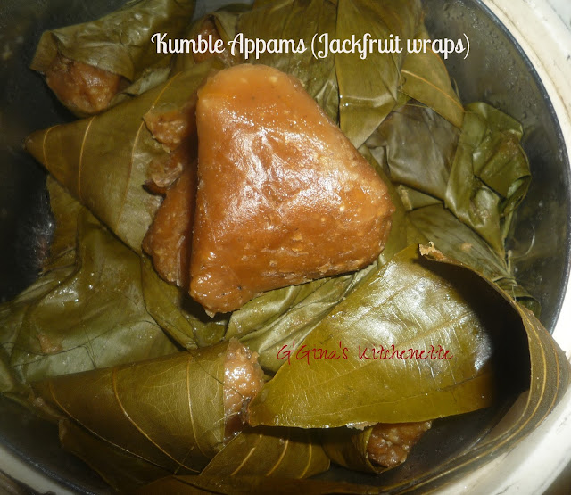 G'Gina's Kitchenette: Kumble (Kumbul/Kumbil) Appam (Jackfruit wrap)