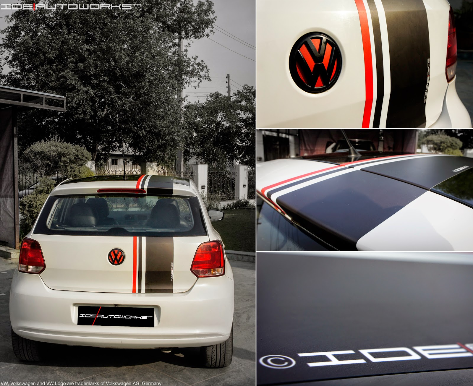 VW Polo with Custom Racing Graphics | IDE Autoworks