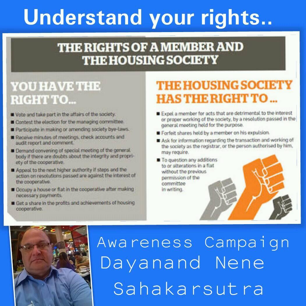 PICTORIAL AWARENESS CAMPAIGN ABOUT HOUSING SOCIETY FUNCTIONING