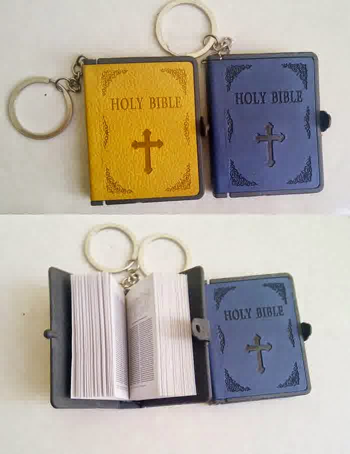 ALKITAB MINI GANTUNGAN KUNCI HOLY BIBLE KING JAMES NEW INTERNATIONAL ...