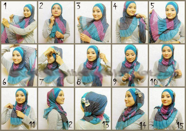 Tutorial Hijab Pashmina Simple Terbaru | Tutorial Hijab Terbaru 2017