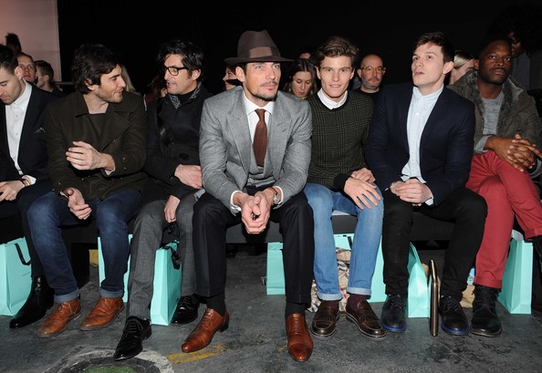 David Gandy Attends 'London Collections: Men' Shows | Hollywood Gossip 24