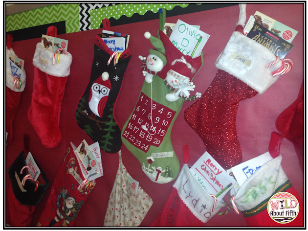 Christmas Stocking Gift Exchange in the Classroom | Wild about fifth grade