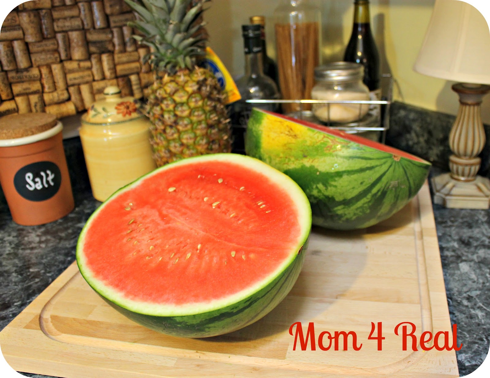 Perfectly Sliced Watermelon - Mom 4 Real