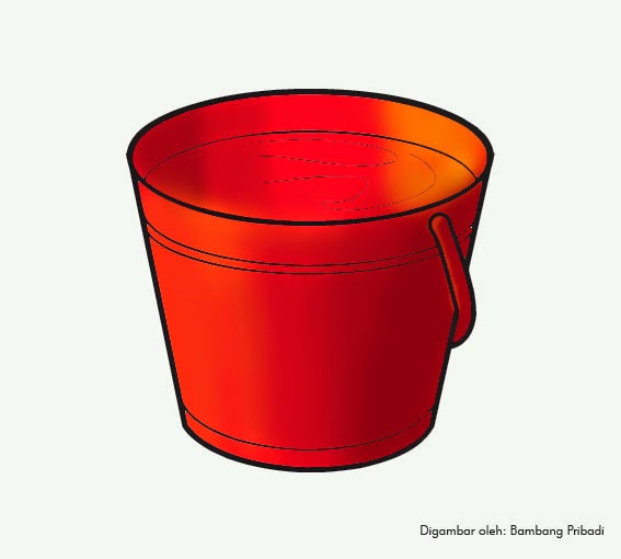 Mewarnai Gambar Ember Merah ~ belajar menggambar dan mewarnai