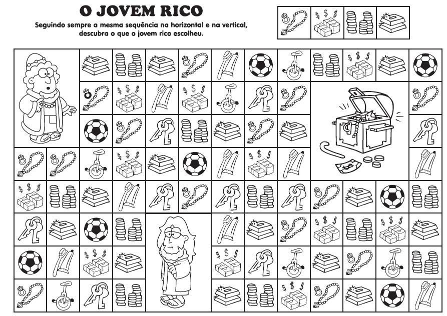 Escola Dominical Infantil: O jovem rico