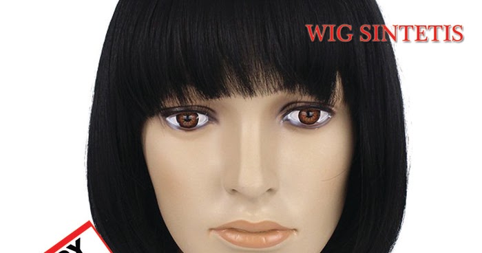 WIG PALSU WIK SINTETIS WIG BOBS RAMBUT PALSU PENDEK anime