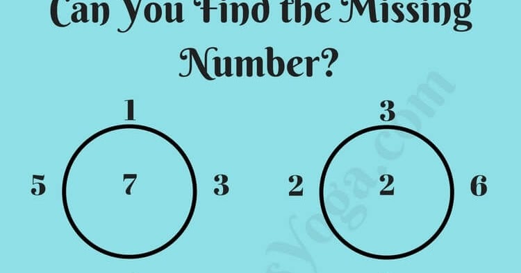 Missing Number Logic Maths Puzzle for 5th Grade Students