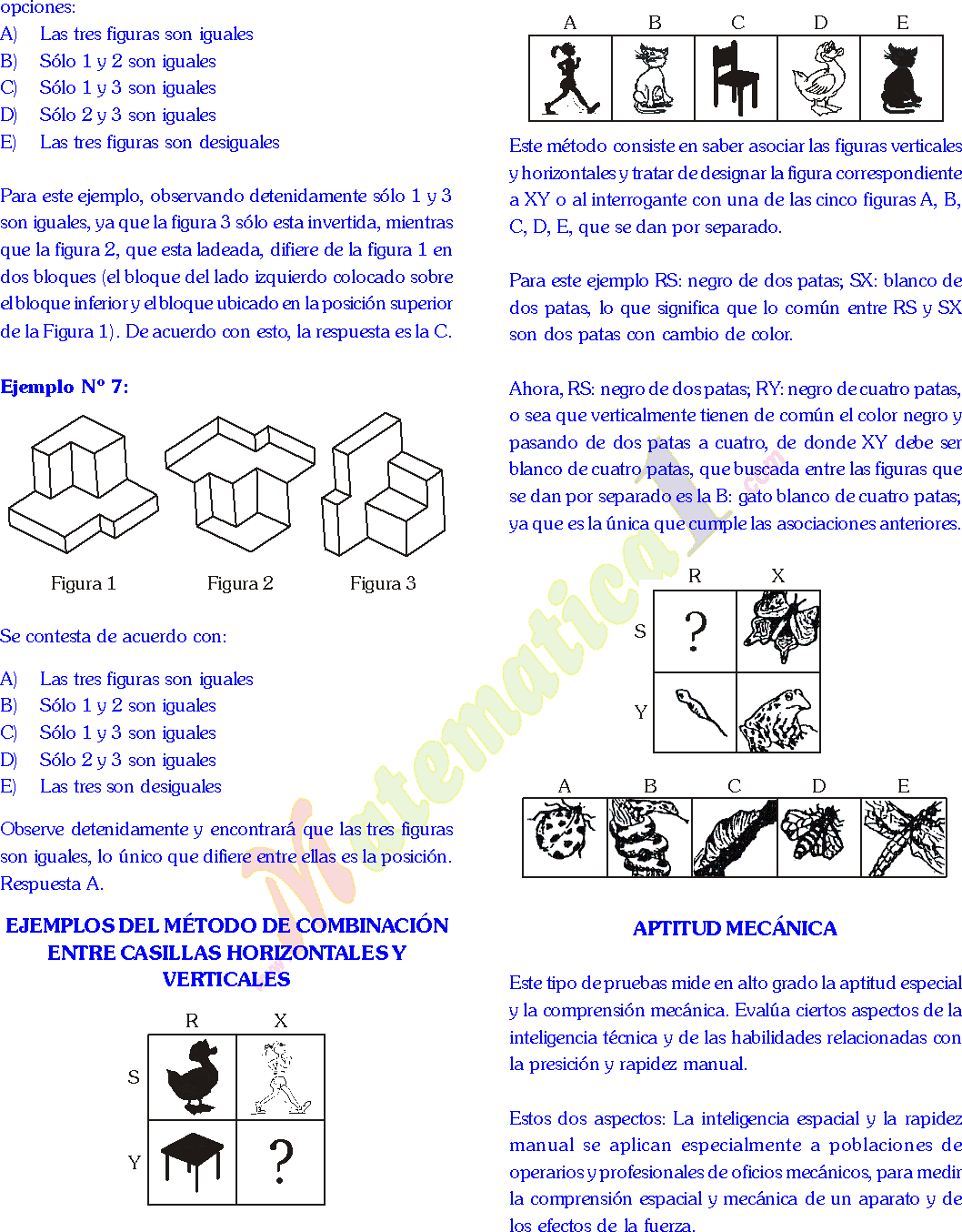 RAZONAMIENTO ABSTRACTO EJERCICIOS RESUELTOS DE TEST PSICOTÉCNICO PDF
